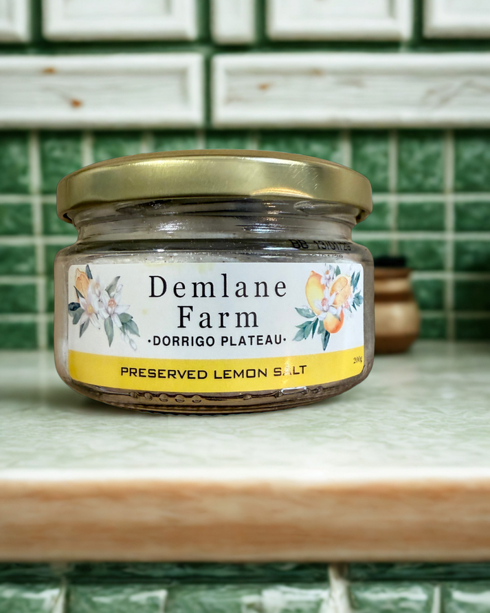 Preserved Lemon Sea Salt by Demlane Farm 200g – Seasons of New England
